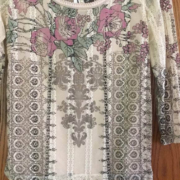 Vanilla Sugar | Tops | Nwt Vanilla Sugar Sheer Overlay Top | Poshmark